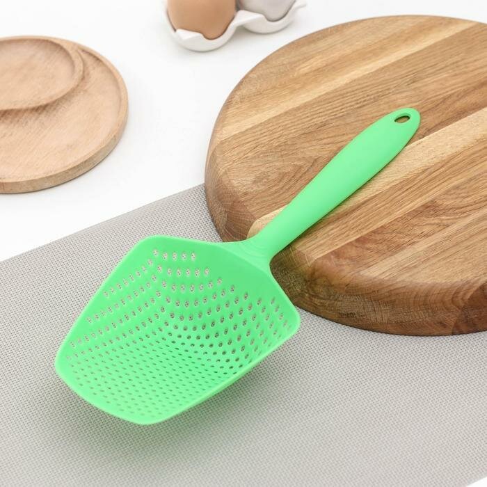 Шумовка пластиковая "Идеал", 33 см, ложка шумовка кухонная шумовки пластик