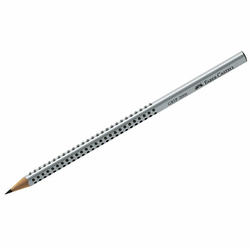 Карандаш ч/г Faber-Castell "Grip 2001" B, трехгранный, заточен, 286149