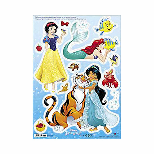 Арт Дизайн М наклейки стикеры для декорирования Принцессы 33.5×47 см 0703.102