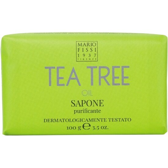Мыло туалетное Mario Fissi 1937 с маслом чайного дерева для жирной кожи 100 г