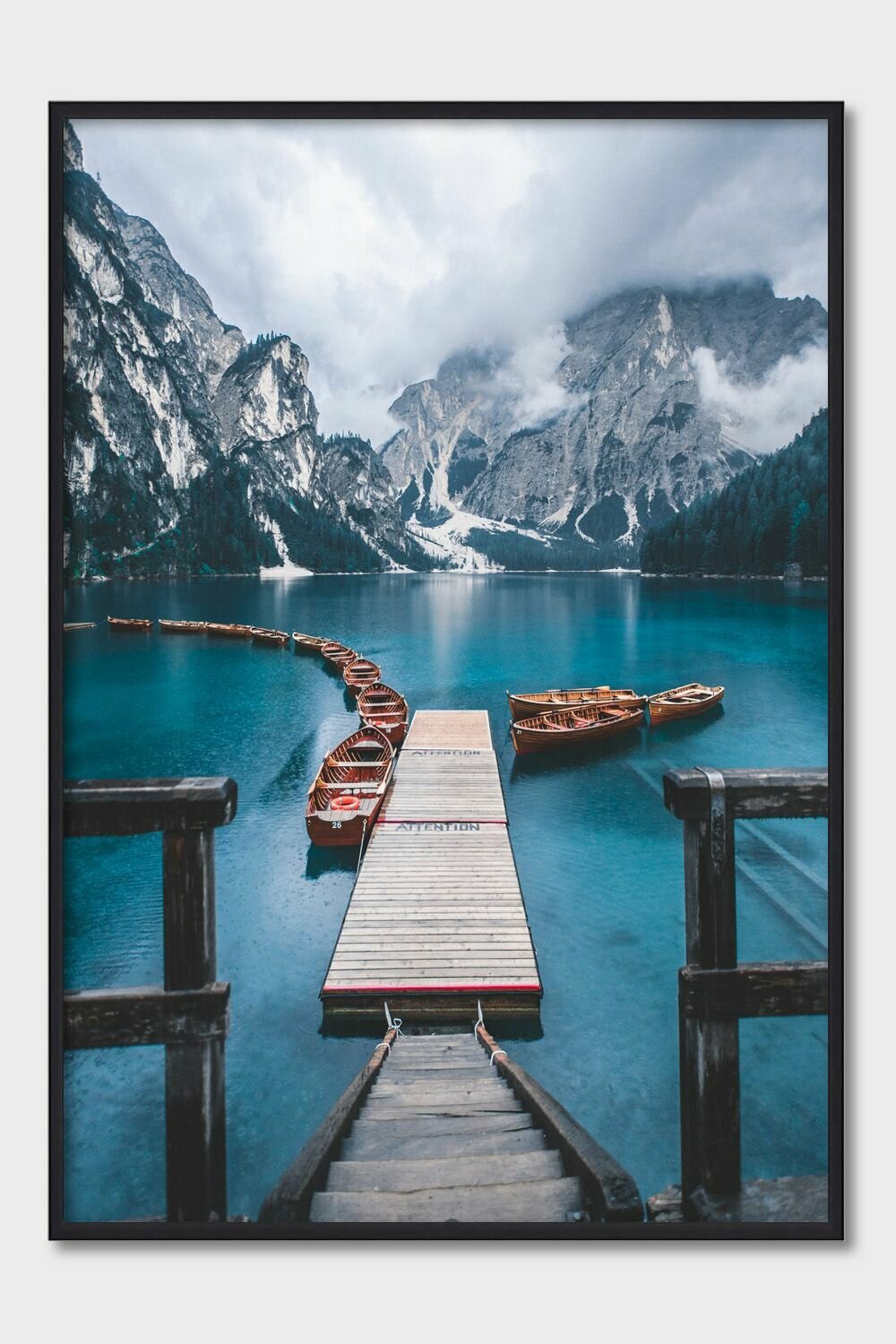 Постер для интерьера Postermarkt, 30х40 см в черной рамке, Природа #51