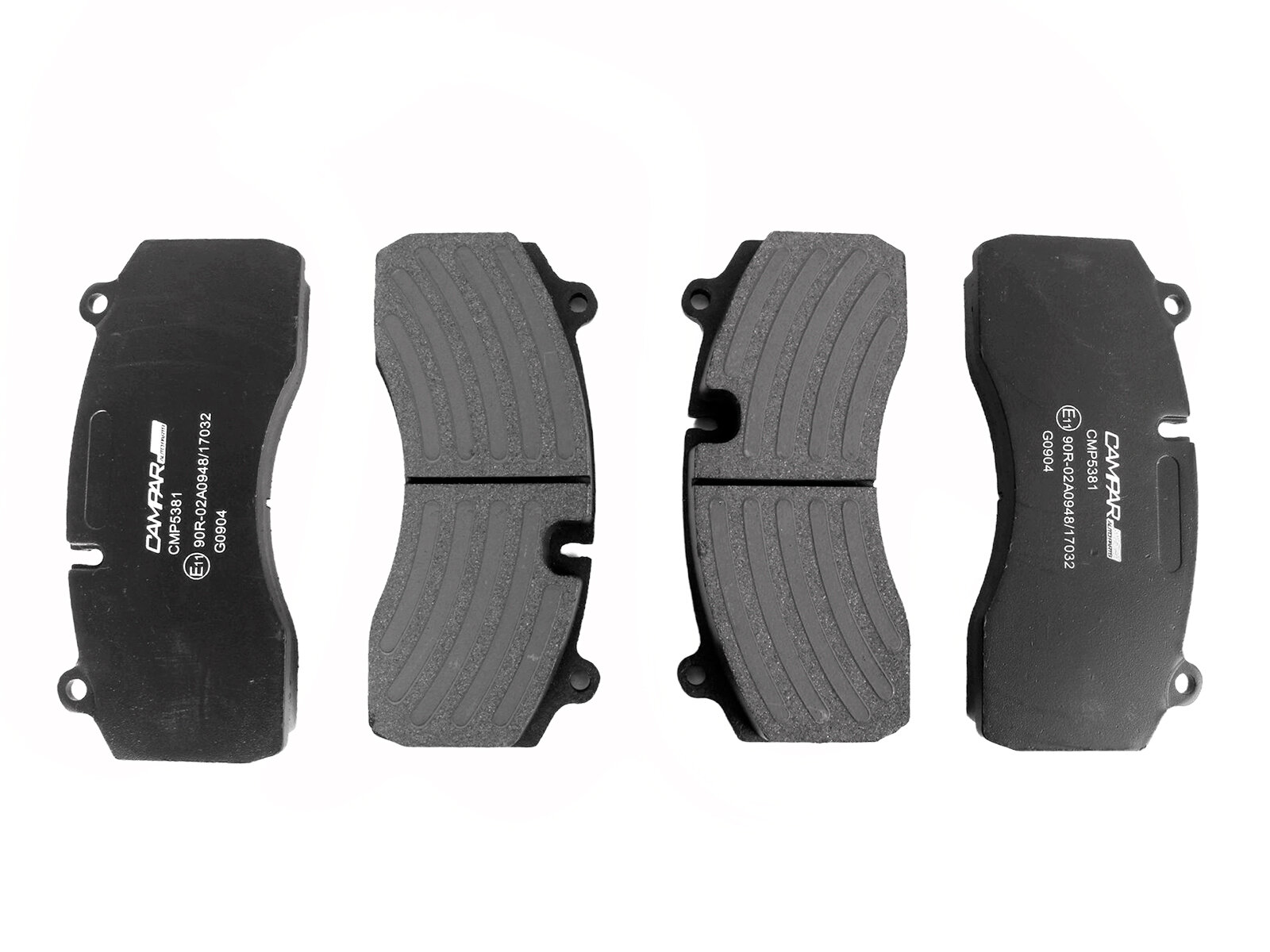 Колодки тормозные КАМАЗ-4308 с ремкомплектом 4 штуки, тормозная система HALDEX CAMPAR