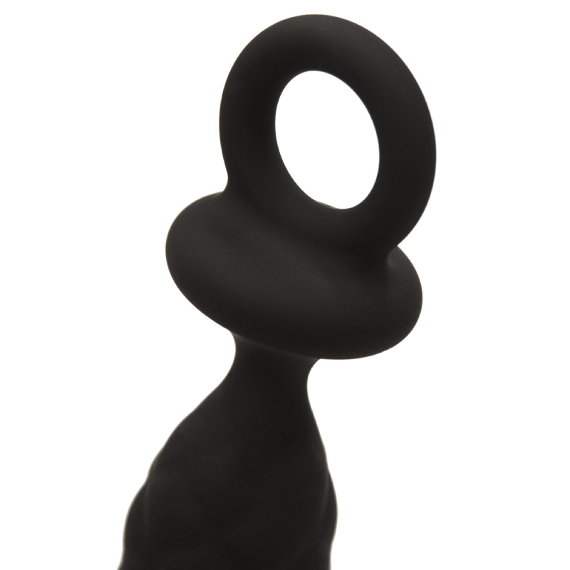 Анальная пробка c кольцом Juicy Toyz размер M, черная Juicy Toyz Анальная пробка c кольцом Juicy Toyz размер M, черная