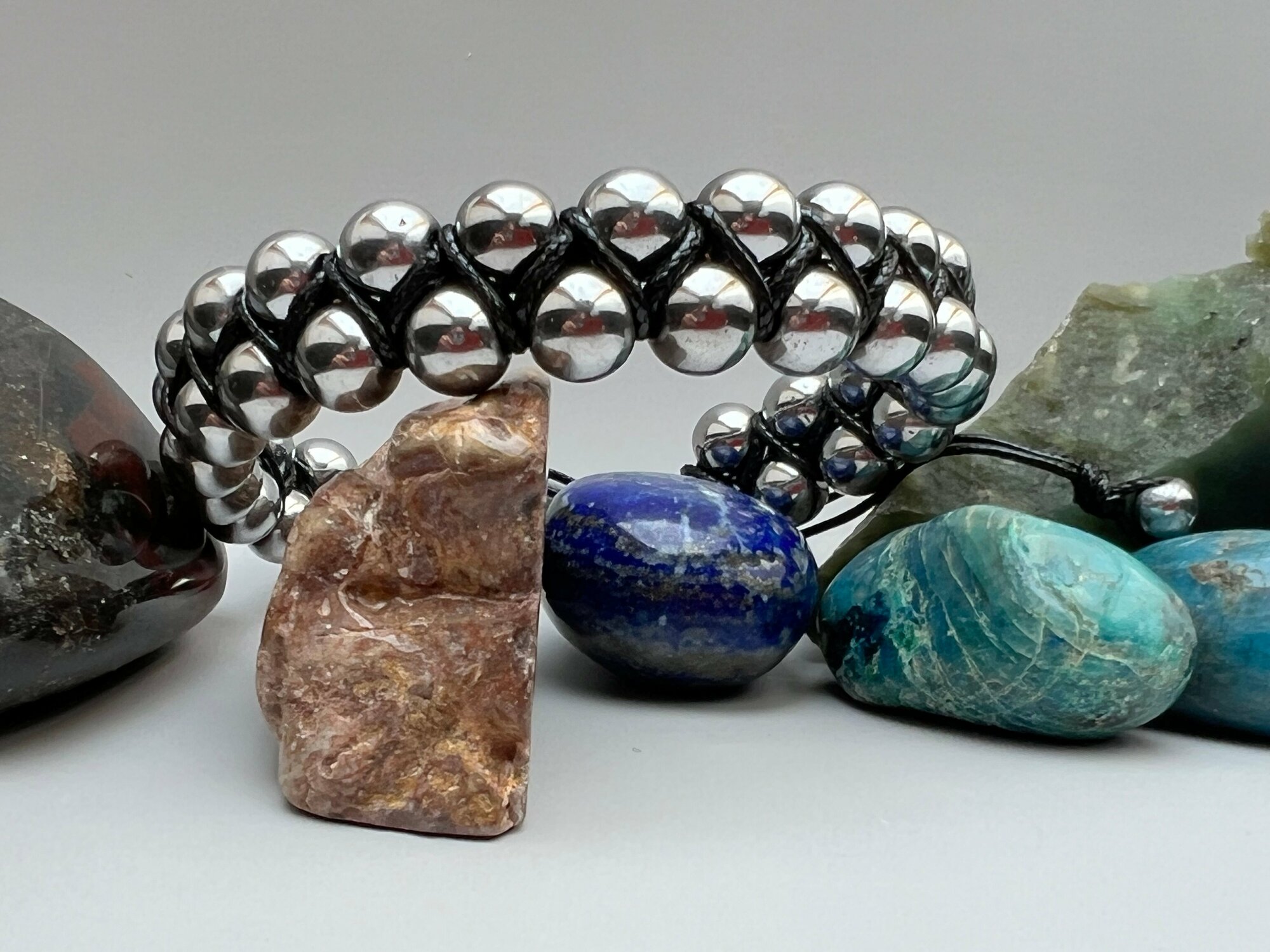 Браслет, гематит