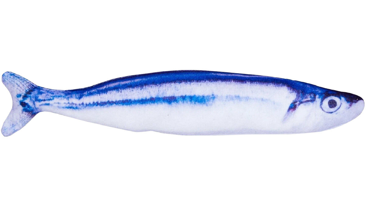 Игрушка для кошек с валерианой Селедка (1 шт)