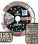 Диск алмазный MKSS Segment UNI, 125*12 сегмент