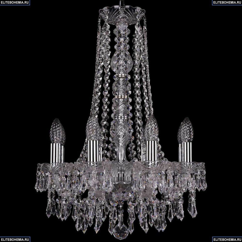 1403/8/141/h-59/Ni Хрустальная подвесная люстра Bohemia Ivele Crystal