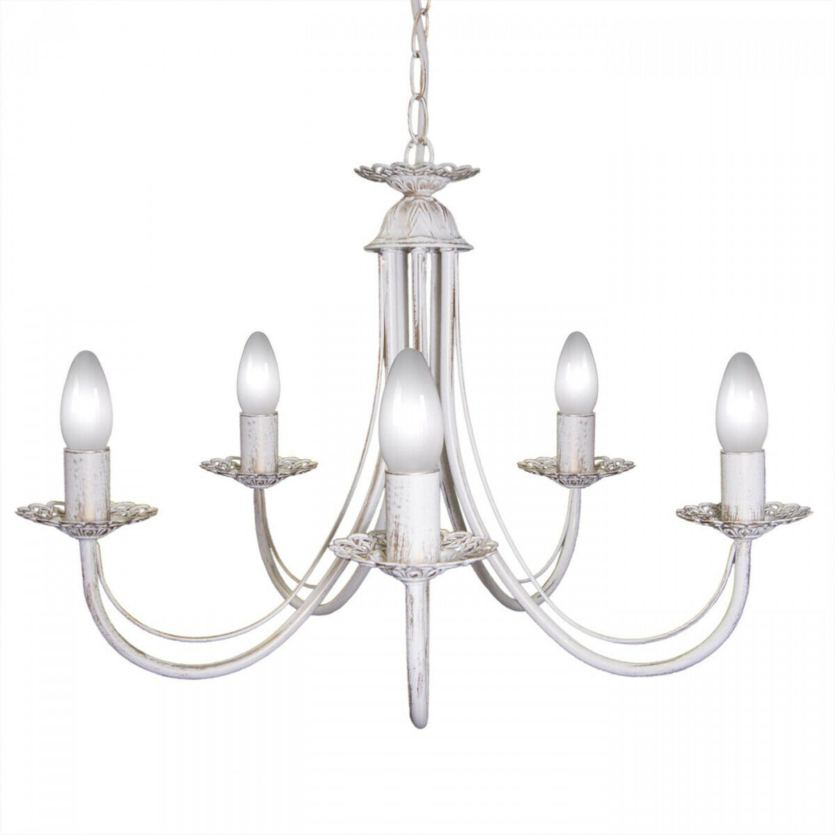 Люстра подвесная 5 ламп классика ковка Петрасвет Россия S0005-5, Е14 по 60 Вт, на 1-2 включения