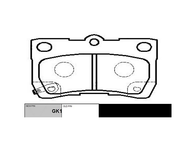 CTR GK1060 колодки тормозные дисковые задние lexus: gs 3.0 / 300 / 350 / 350 awd / 4.3 vvti / 430 / 450h 05-11, is c 250