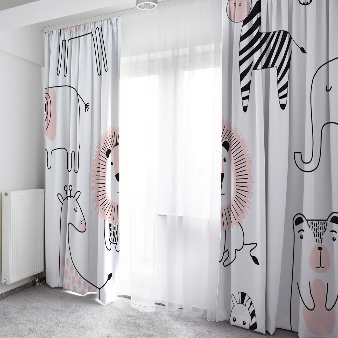 Шторы (фотошторы) из габардина, 290х220 см, Good Room