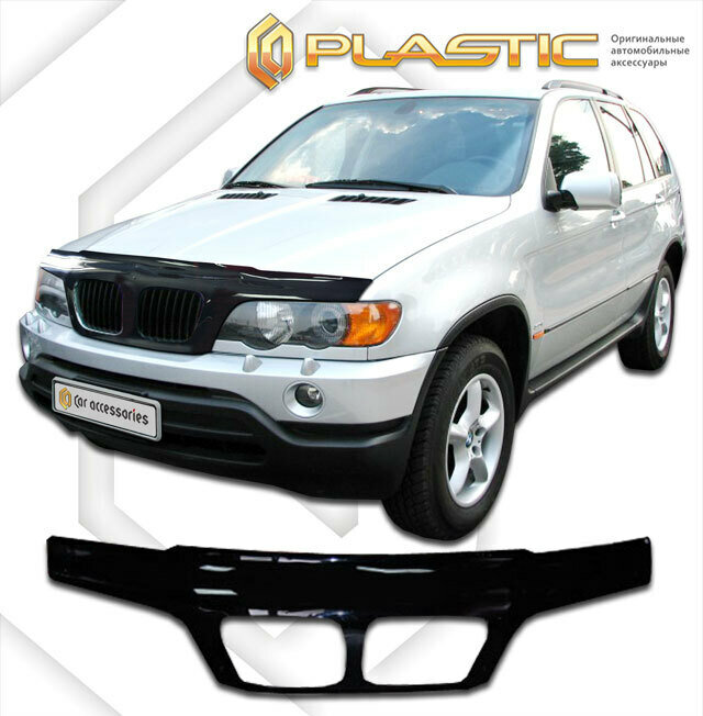 Дефлектор капота BMW X5 E53 1999-2004 Classic черный exclusive