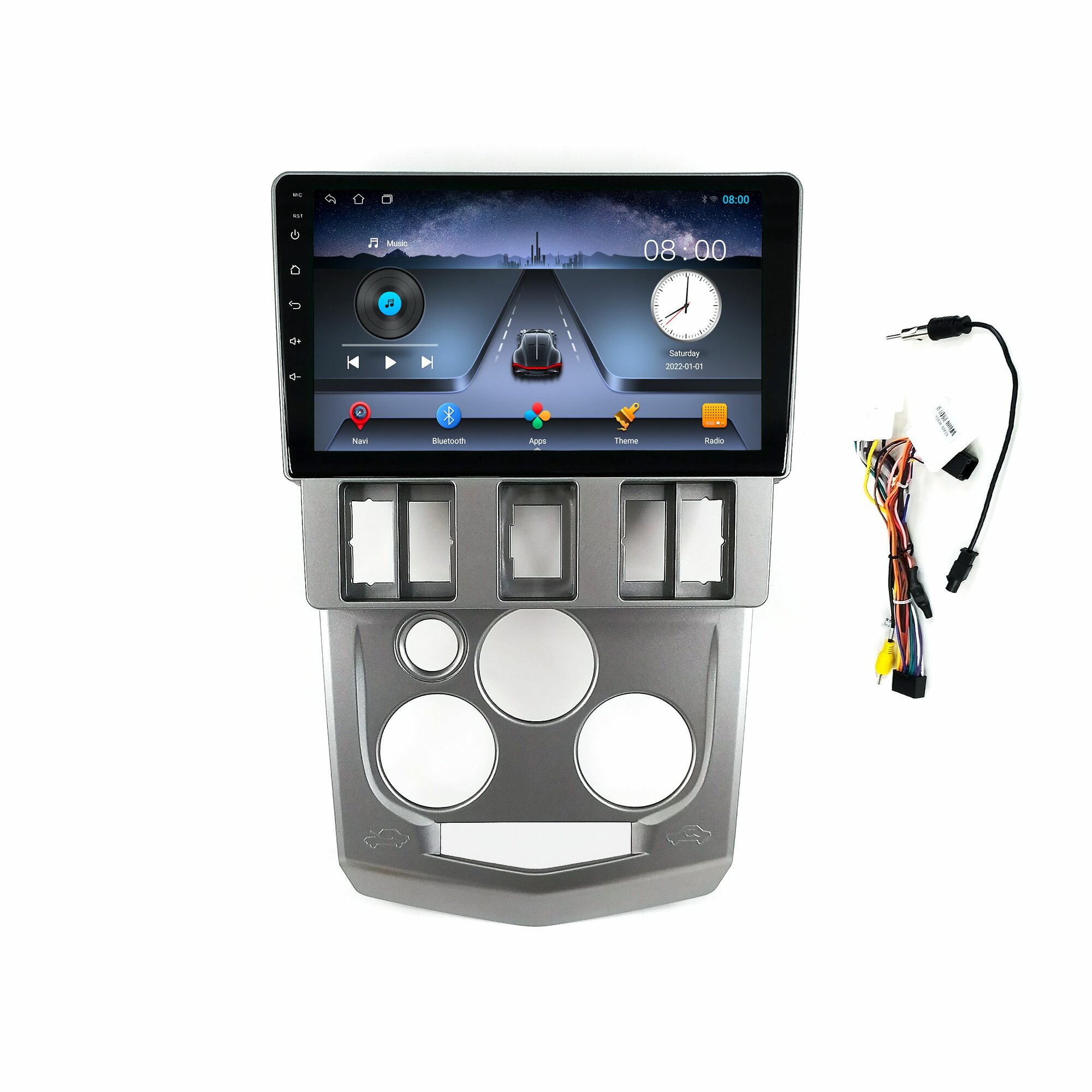 Магнитола Android для Renault Logan 1 2004-2009 дорестайлинг QLED 2/32GB