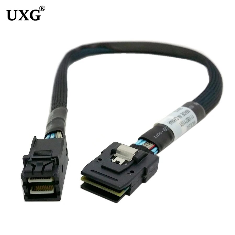 UXG Кабель MINI SAS 8643 - SFF 8087 50см/100см 0.75m
