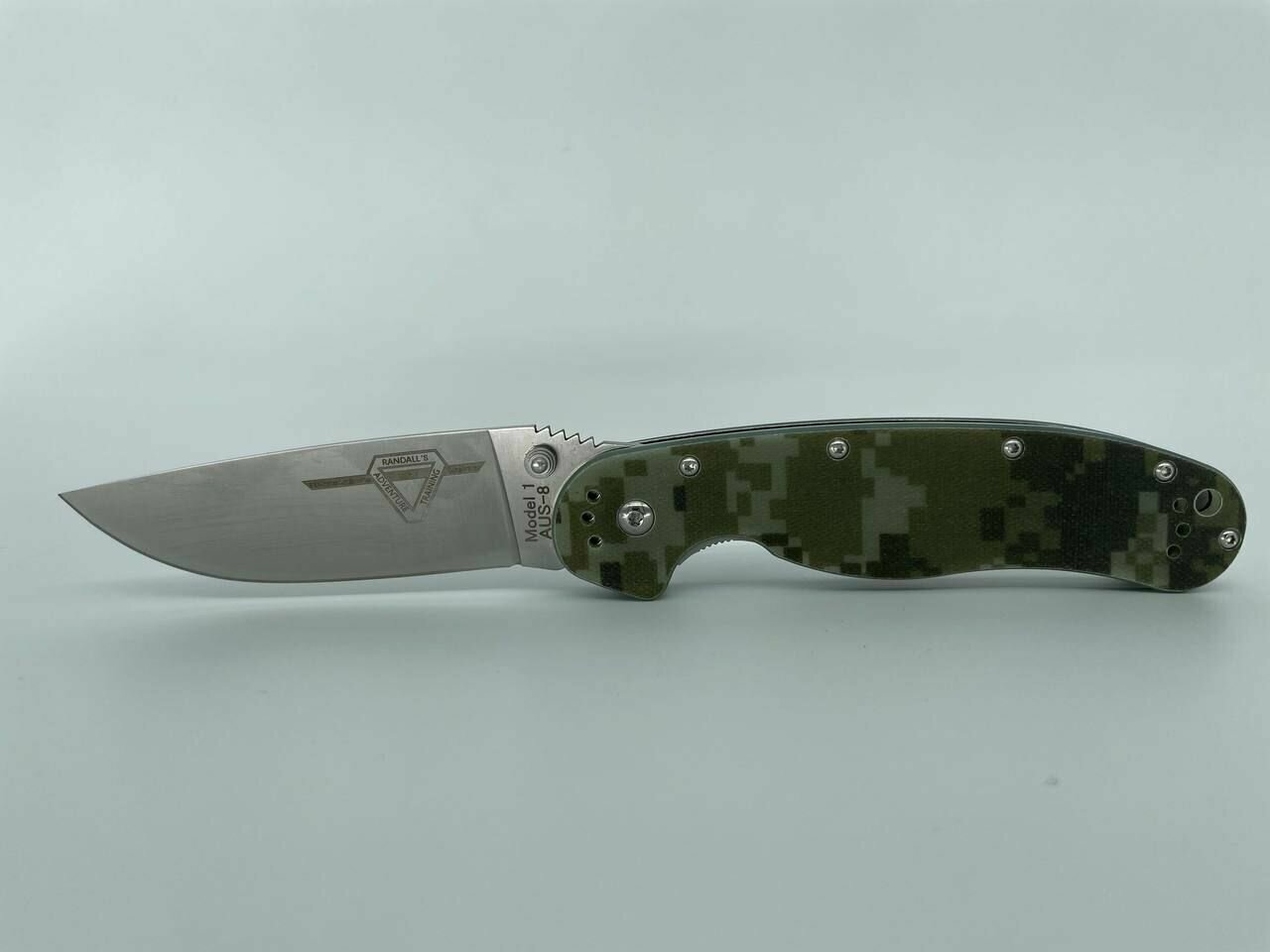 Складной нож Ontario Rat Model 1 , Клинок Aus-8