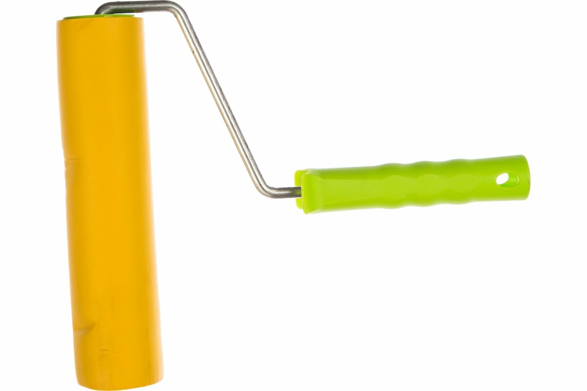 СИБРТЕХ 81035 Прижимной резиновый валик с ручкой, 240 мм, диаметр рукоятки 8 мм