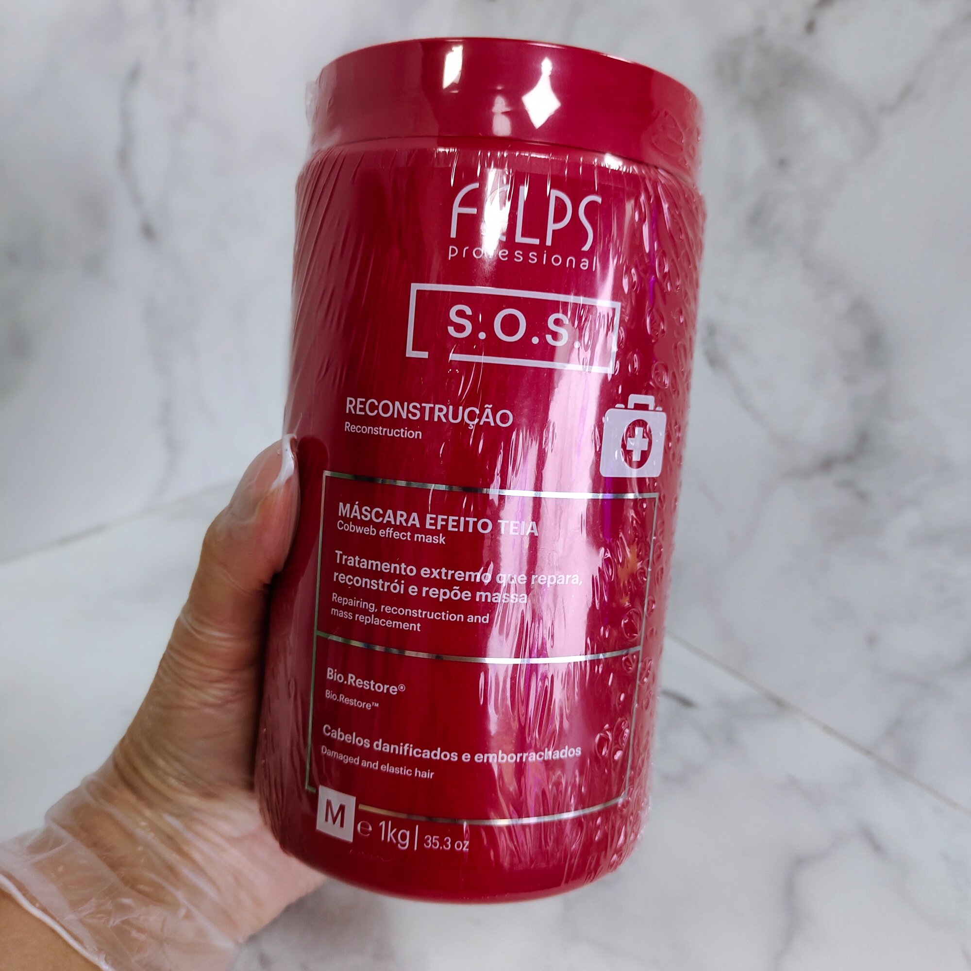 Felps SOS маска ботокс для холодного восстановления волос 1000 гр