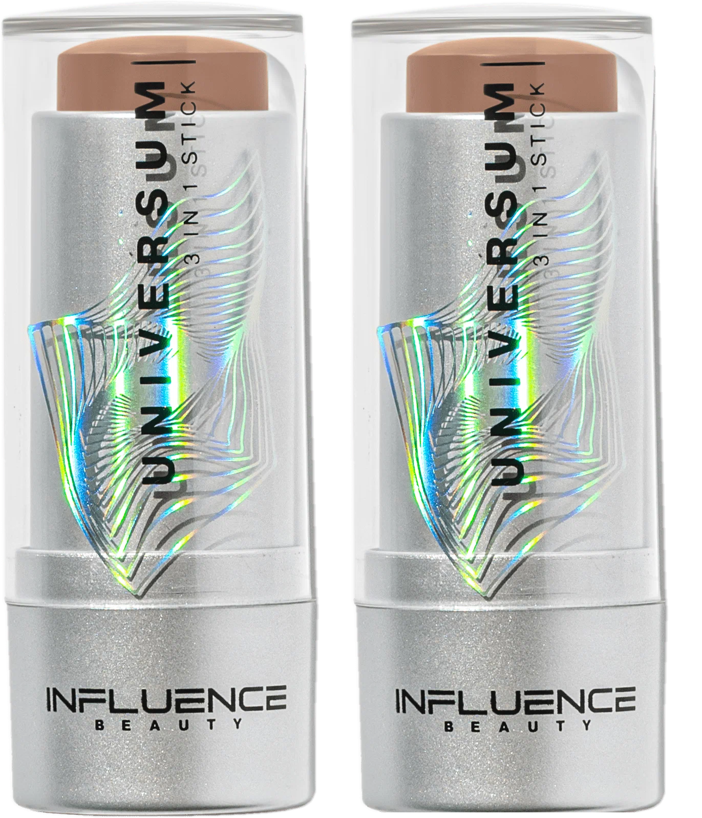 Стик 3в1 для макияжа глаз, лица и губ Influence Beauty Universum т.03 5,5 г 2 шт