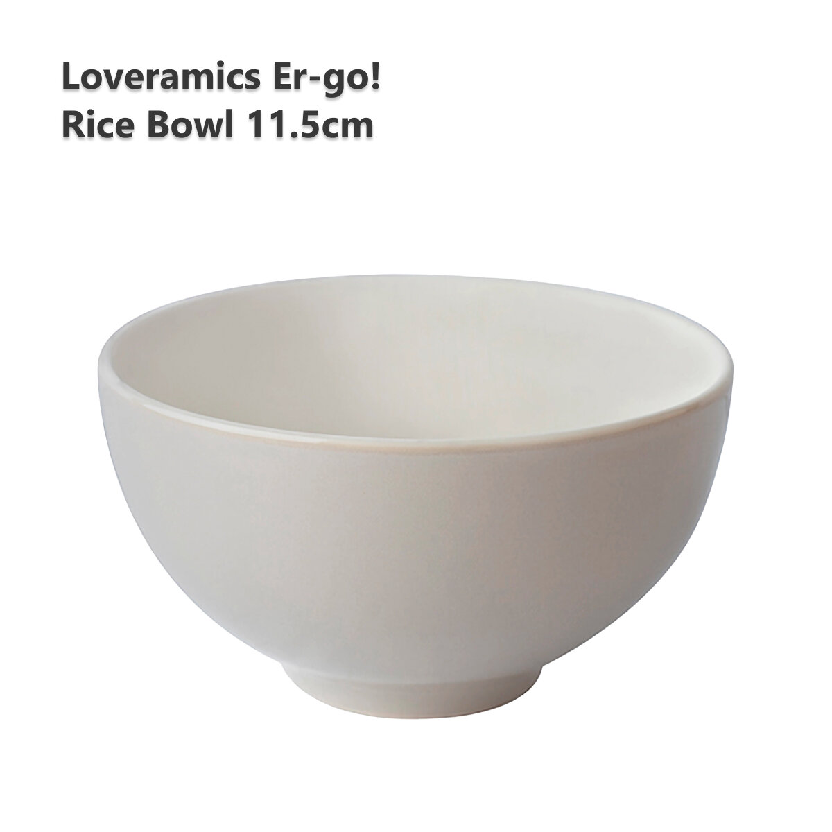 Керамическая пиала Loveramics Er-go! 11,5 см. Rice Bowl (Taupe) D068-42B
