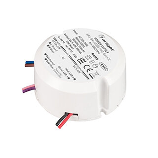 038299(1) Блок питания ARJ-SN-40300-PFC-DALI-R (12W, 9-40V, 0.3A) (Arlight, IP20 Пластик)