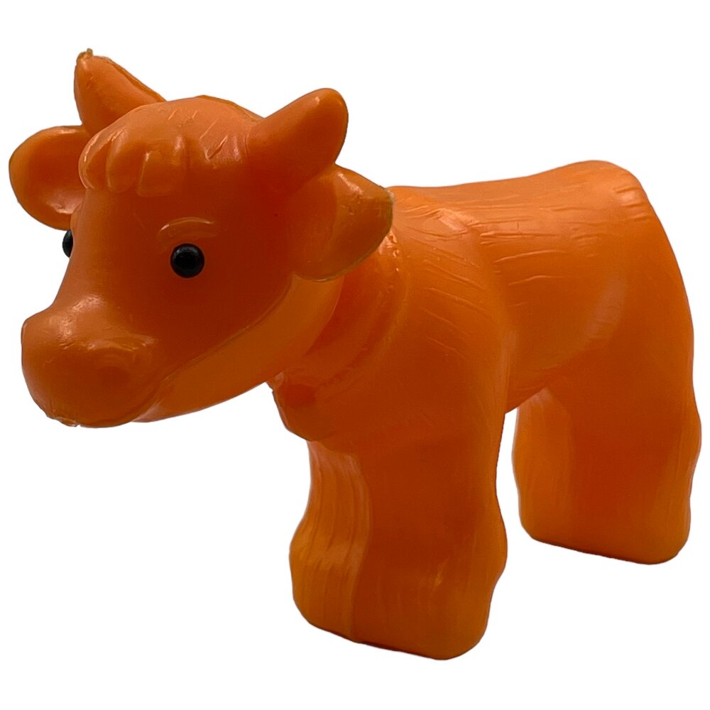 Пластиковая игрушка "Оранжевый бычок" 1970-1980 гг. СССР