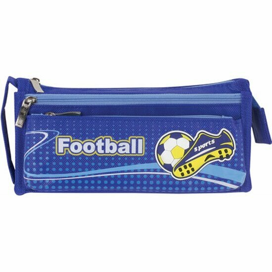 Пенал Юнландия 228979 Футбол синий