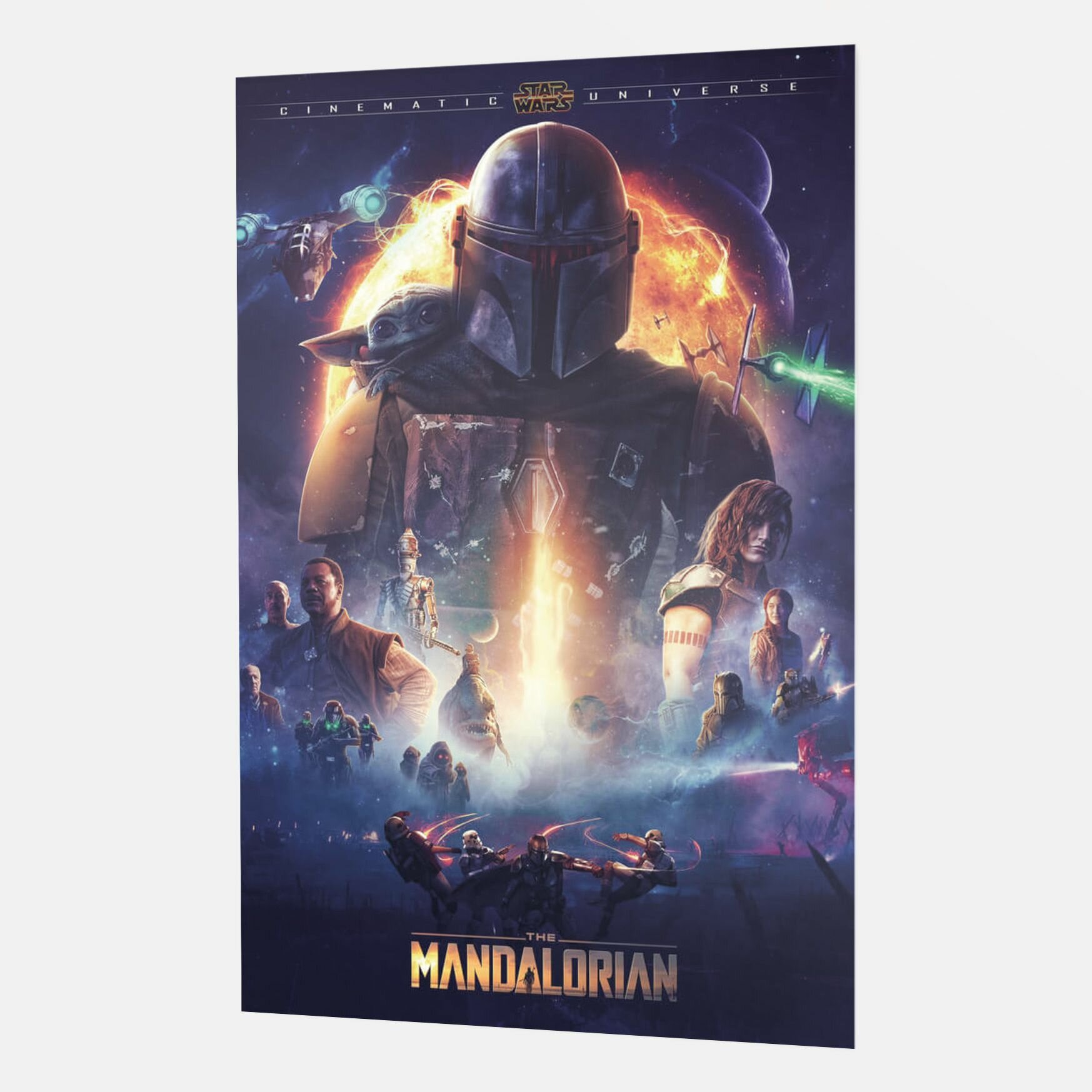 Постер (плакат) Мандалорец 40x60 см. от Poster4me