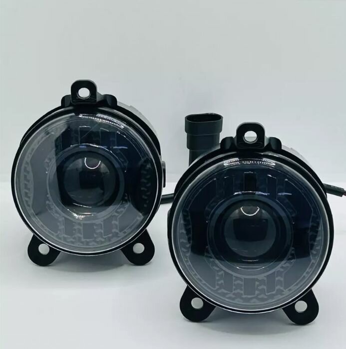 Лазерные Туманки на Lada Priora Белый Свет 50W