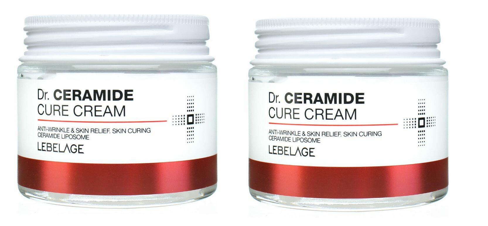 LEBELAGE Крем для лица укрепляющий с керамидами Dr.Ceramide Cure Cream, 70 мл - 2 штуки