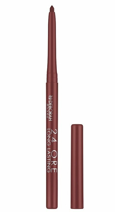 Карандаш для губ автоматический Deborah Milano 24 Ore Long Lasting Lip Pencil, тон 06 Коричневый, 0,4 г