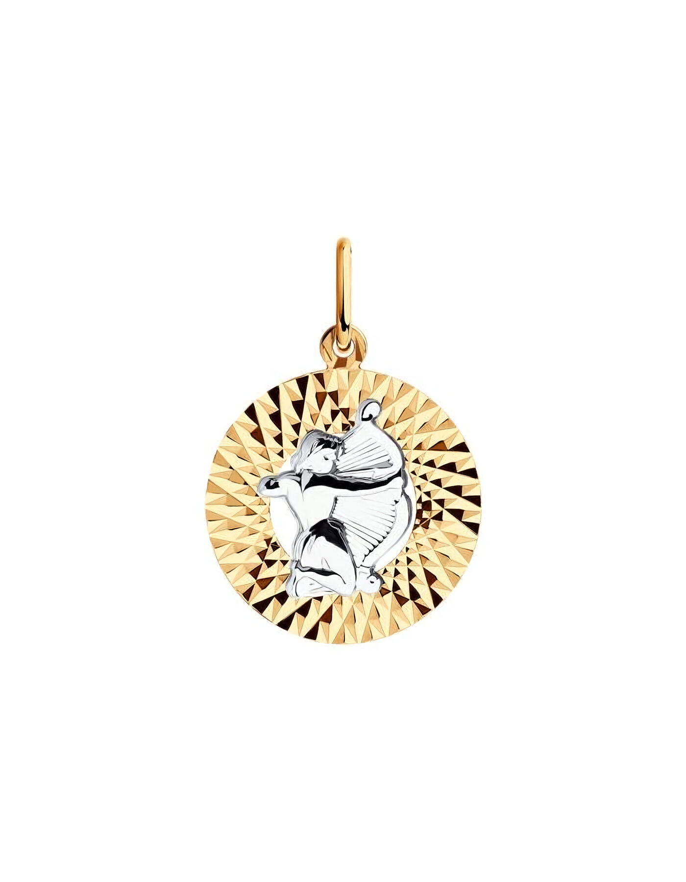 Подвеска, красное золото, 585 проба