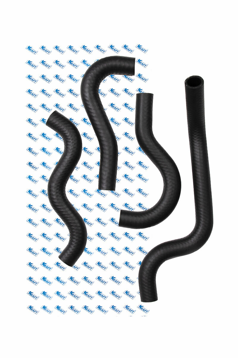 Комплект патрубков отопителя ГАЗ-3302 дв. 406 (4 шт.) KRAFT KT 885805