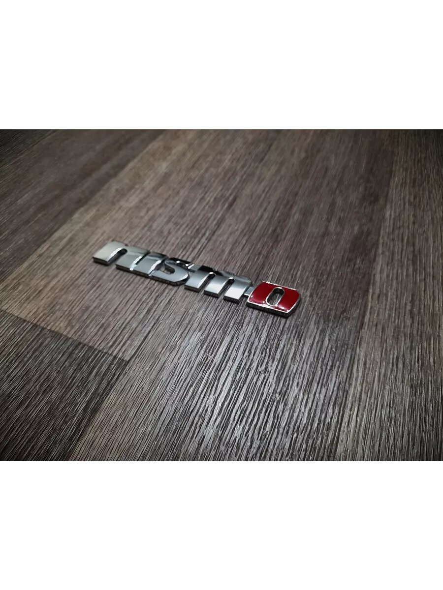 Шильдик хром NISMO задний Nissan Ниссан Скайлайн Кашкай