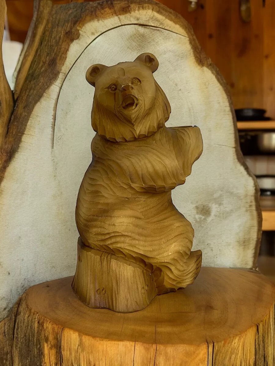 Подставка под бутылку "Медведь"