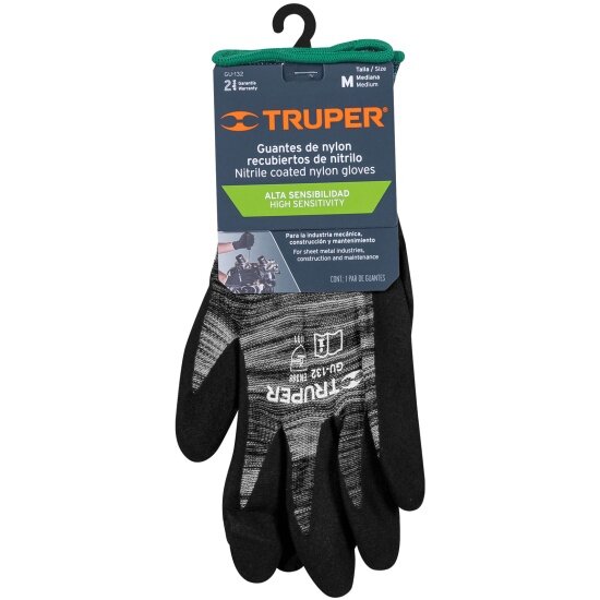 Перчатки Truper защитные рабочие GUX-POL-M 17064