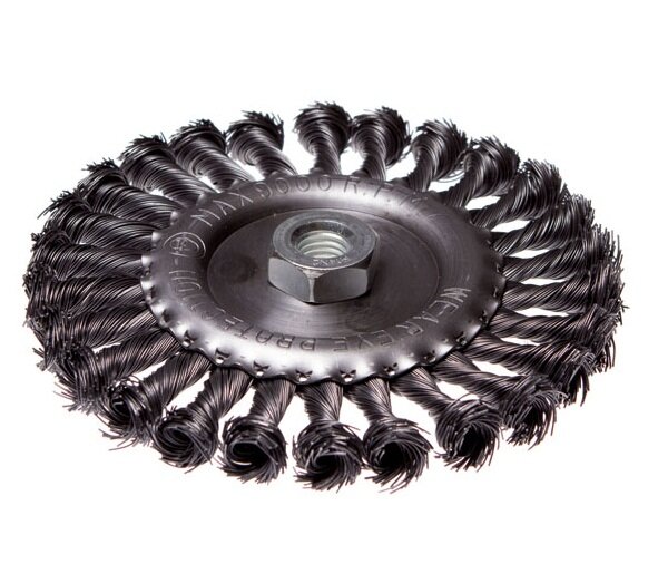 Щетка-крацовка Hobbi дисковая для УШМ диаметр 150 мм.