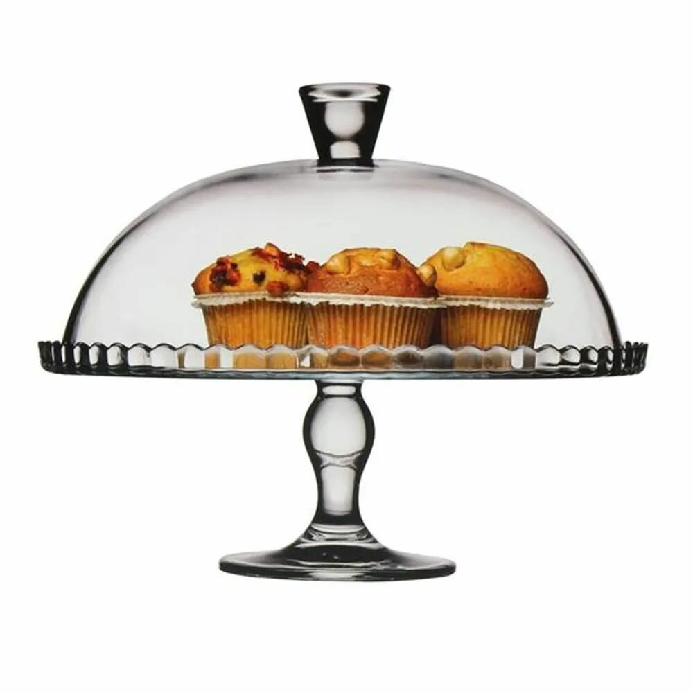 Блюдо для сервировки 32.2 см на ножке с крышкой PATISSERIE Pasabahce