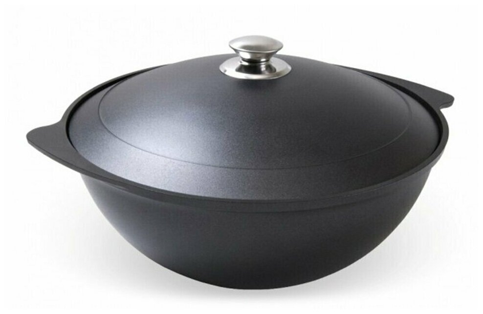 Казан Kukmara 4,5л алюминий, антипригарное покрытие, с крышкой, К45а