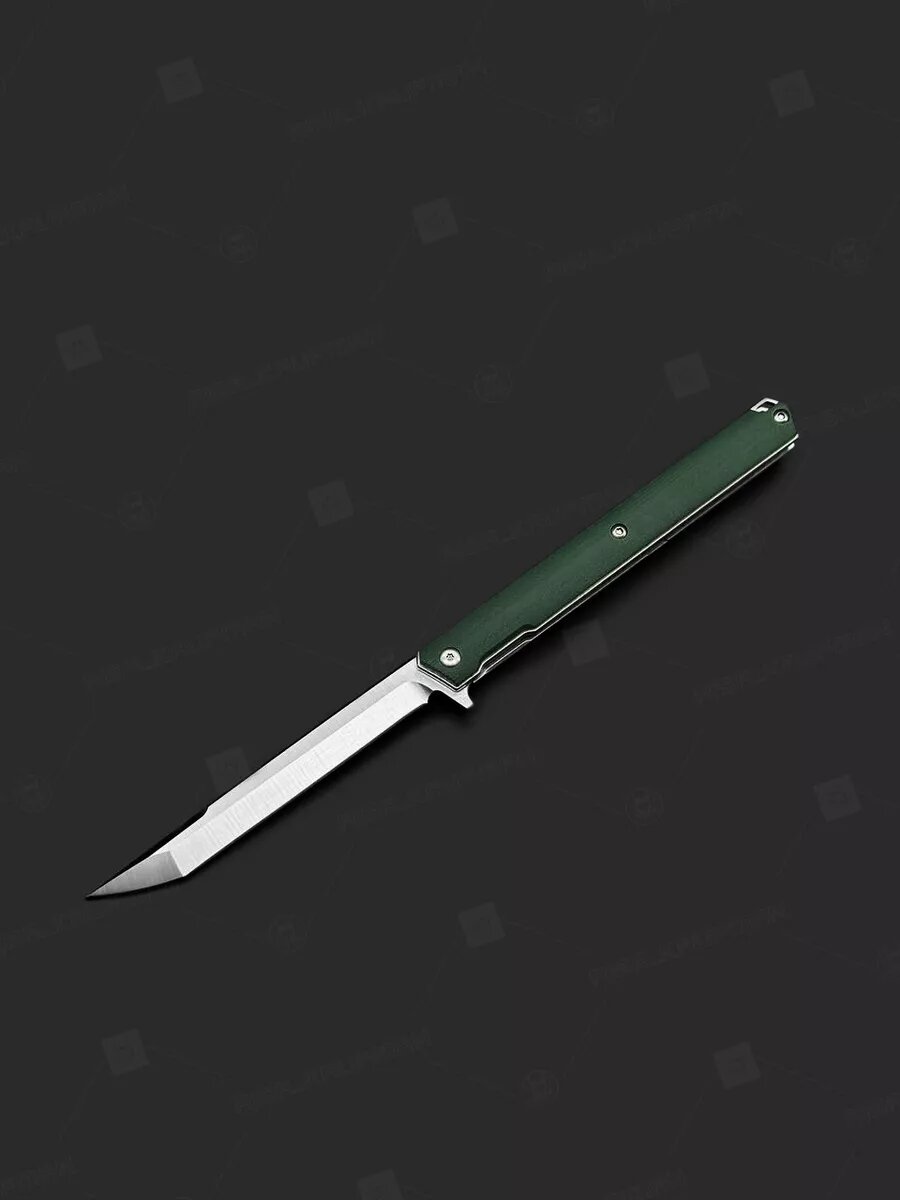 Cкладной нож флиппер, туристический сталь 8Cr13MoV, рукоять G-10, хаки, edc, замок liner