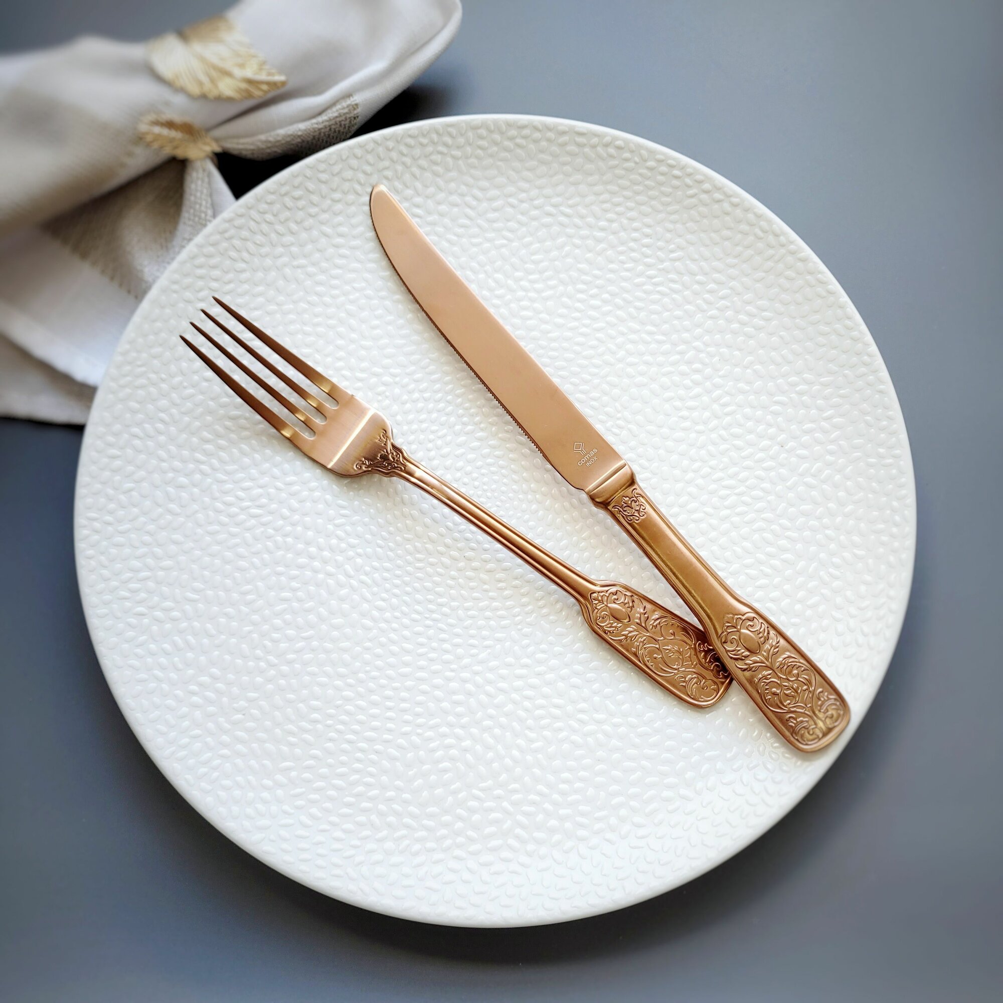 Тарелка Style Point "Polar", керамика, ударопрочная, диаметр 27.5, белая