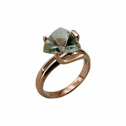 Кольцо ALORIS, красное золото, 585 проба, аметист