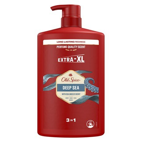 Гель для душа + шампунь мужской Old Spice Deep Sea 3в1, 1л, (1 шт)