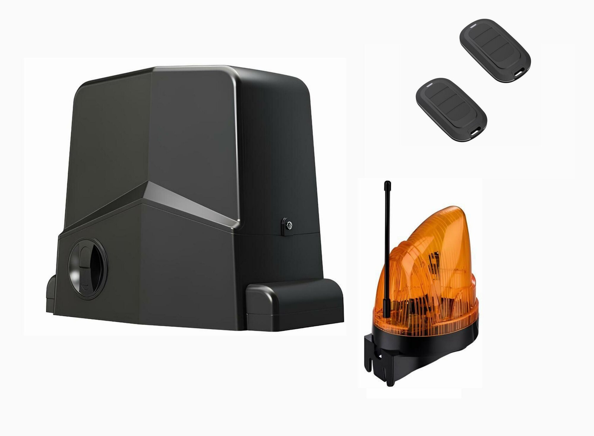 Автоматика для откатных ворот ARW-600MKIT 1LK, комплект: привод, сигнальная лампа, 2 пульта