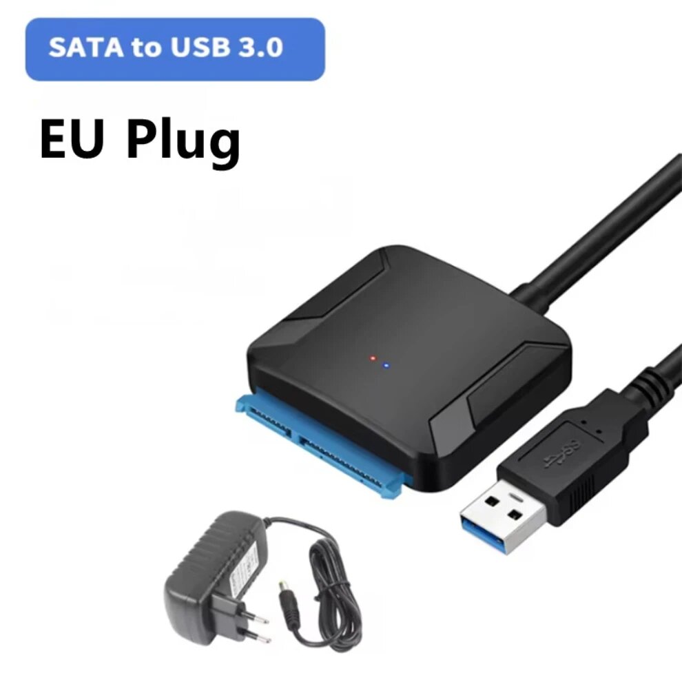Кабель SATA-USB 3.0 LccKaa для HDD/SSD 2.5", 3.5"