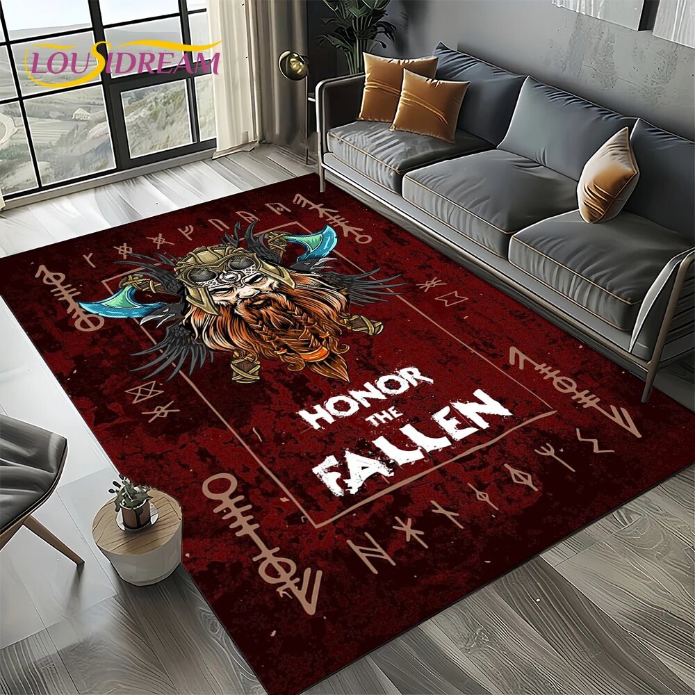 Ковёр Odin Viking Бордовый 80x120cm