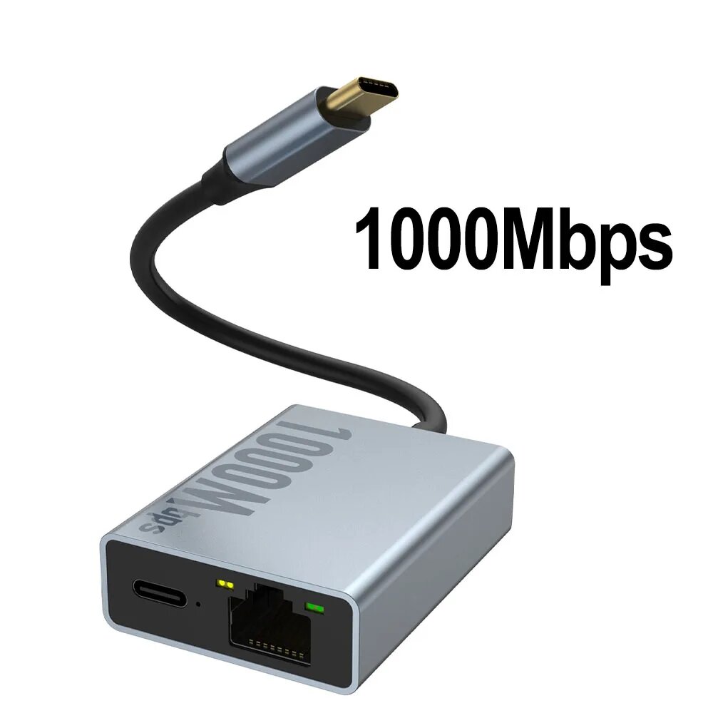 ELECTOP Ethernet-адаптер USB Type-C для Chromecast Google TV 1000Mbps