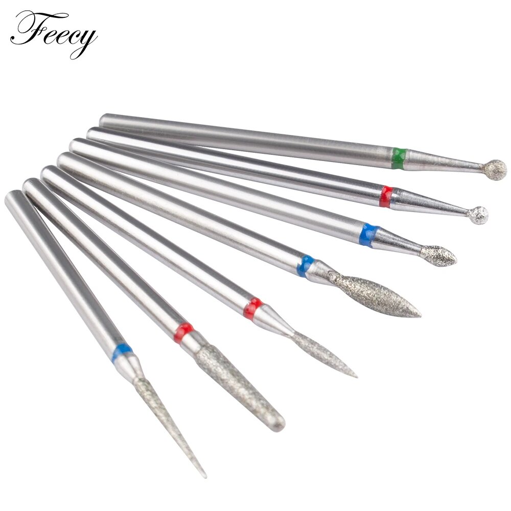 7 шт. алмазных фрез для маникюра и педикюра Feecy, Цвет: 7PCS