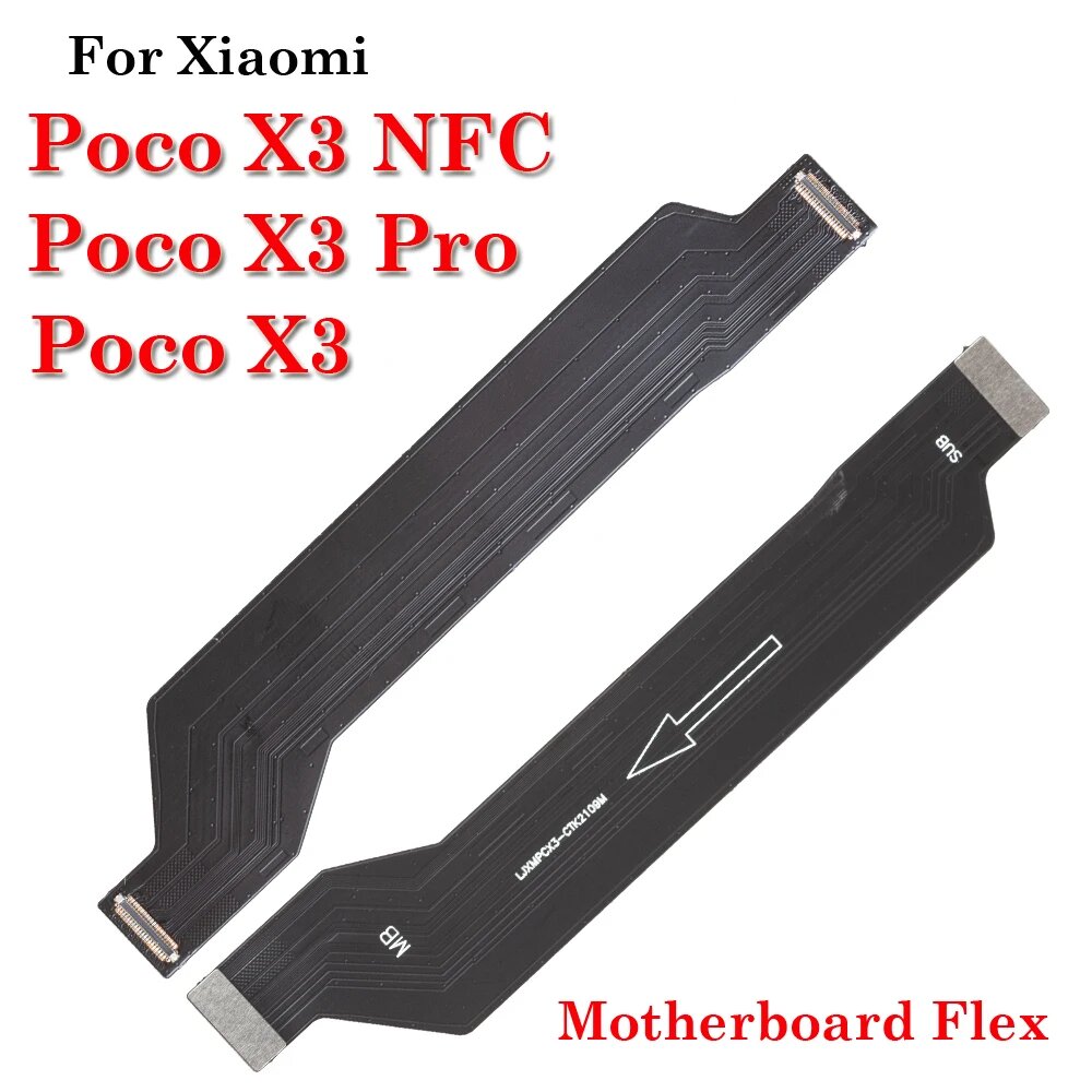 Основная материнская плата, разъем, ЖК-дисплей, включение и выключение, ленточный гибкий кабель для Xiaomi Mi POCO X3 Pro, USB-порт для зарядки, зарядное устройство mainboard flex