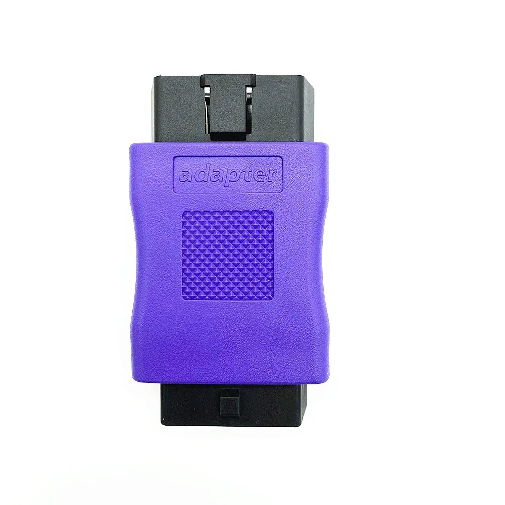 16-контактный Полный автомобильный разъем OBD2, штекер-гнездо, разъем Obd 2, противоизносостойкий корпус, универсальный автомобильный адаптер OBDII для ELM327 Purple