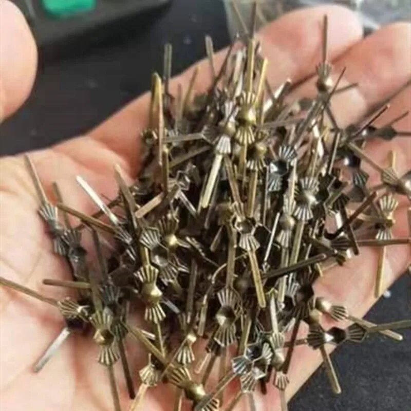 L33, пряжка-бабочка/зажимы для галстука, медные металлические крючки бронзового цвета, хрустальный шар/подвесные соединители, изготовление ювелирных изделий