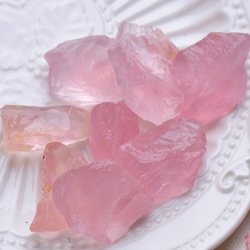 Натуральные кристаллы Аметист от olevo Розовый, 100g, rose quartz